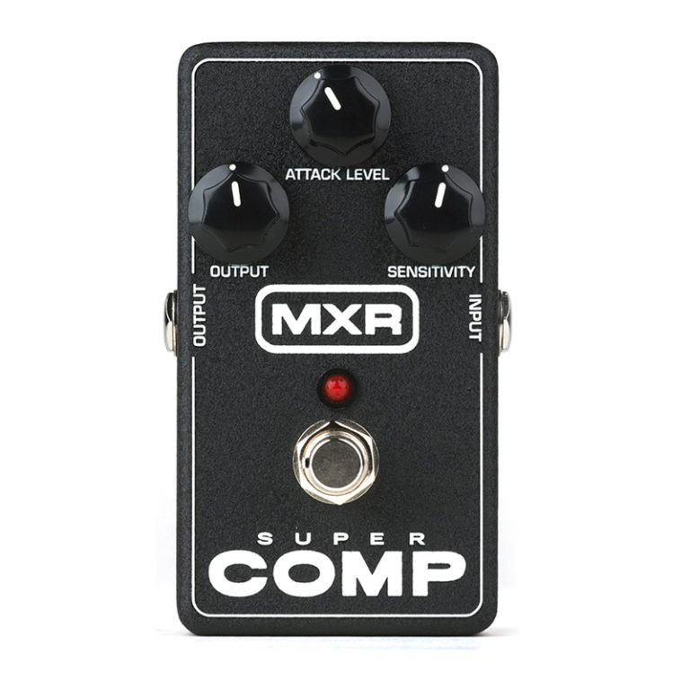 MXR / SUPER COMPの特徴と使い方などをレビュー。アタック調整できる定番ダイナコンプのアップグレードモデル。